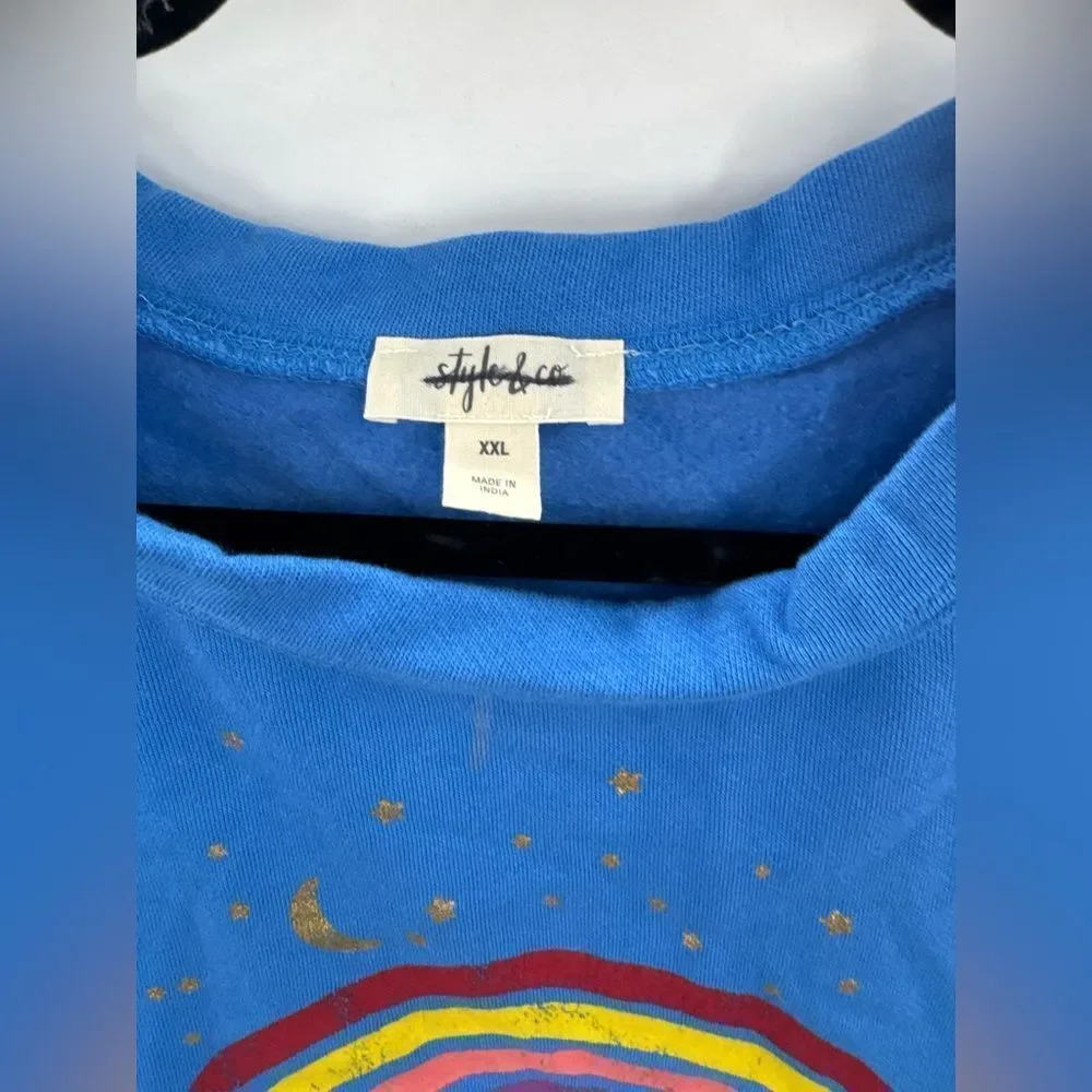 Style & Co. | Sweaters | 3for2 Style Co Bluesweater Rainbow Shimmer ...
